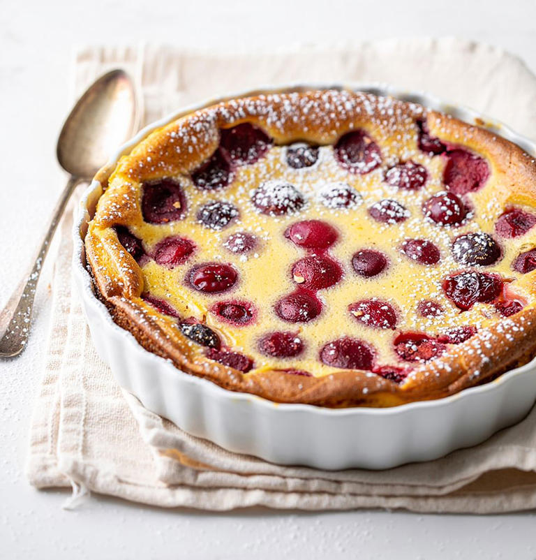El postre con cerezas que triunfa en Francia: con textura de flan y ...