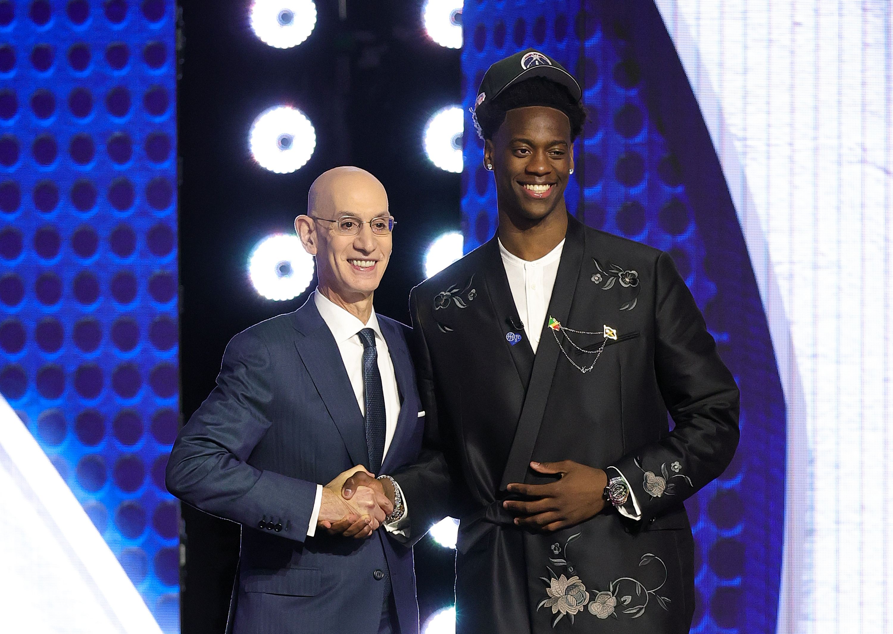 AJ Dybantsa says his “rainbow face” draft-night watch was a no brainer