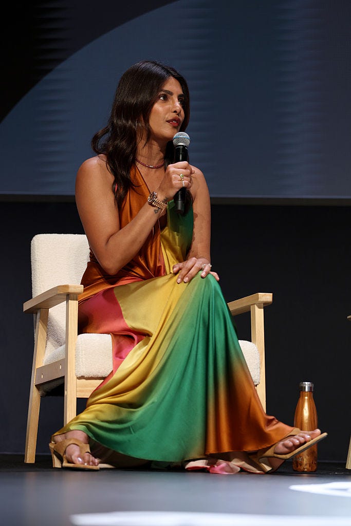 Priyanka Chopra’s French Riviera wardrobe includes a sheer polka-dot ...