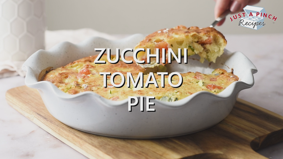 Zucchini tomato pie