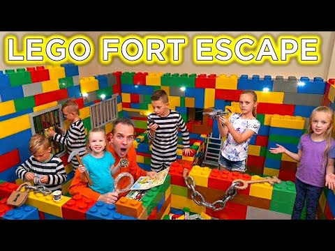 Escape the giant Lego fort with the Fun Squad!