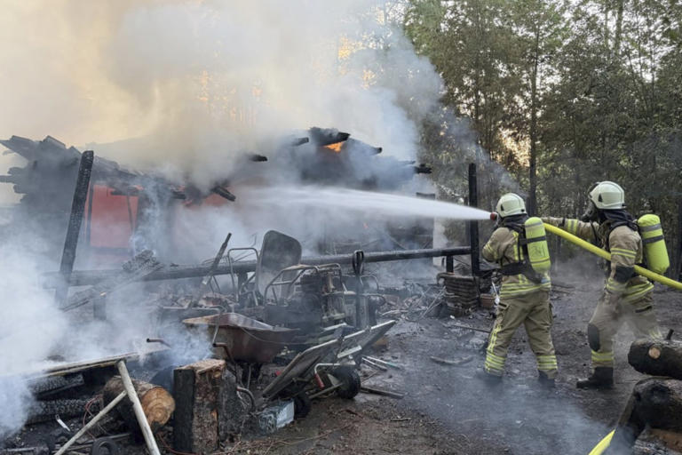 Flammen-Inferno und Explosionen im Norden: Retter machen gefährliche ...