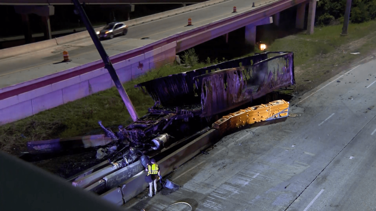 Deadly truck crash and explosion on I-35E in Carrollton