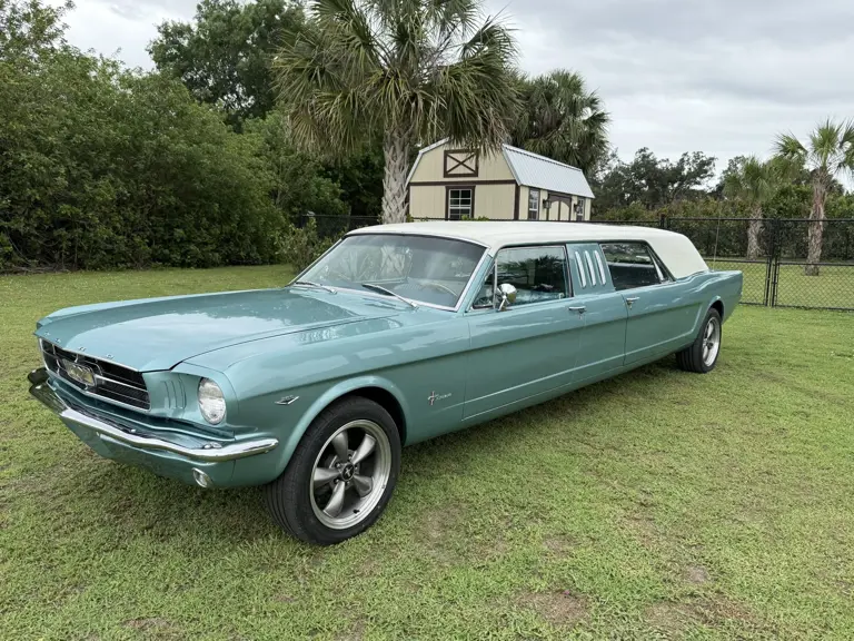 Eight-seat 1966 Mustang has rear doors that used to be front doors