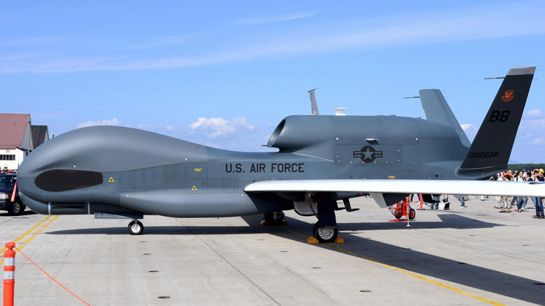 The RQ-4 Global Hawk drone is big in Japan