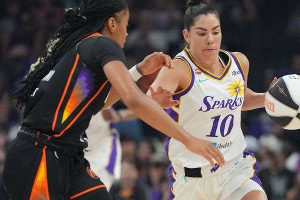 Sparks' Kelsey Plum out at least four weeks with lower leg injury