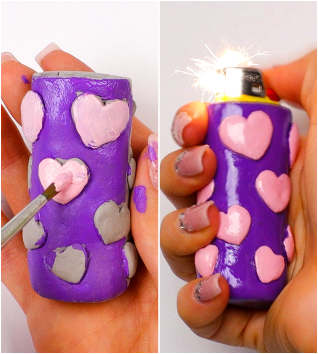 DIY clay case for lighters!💖