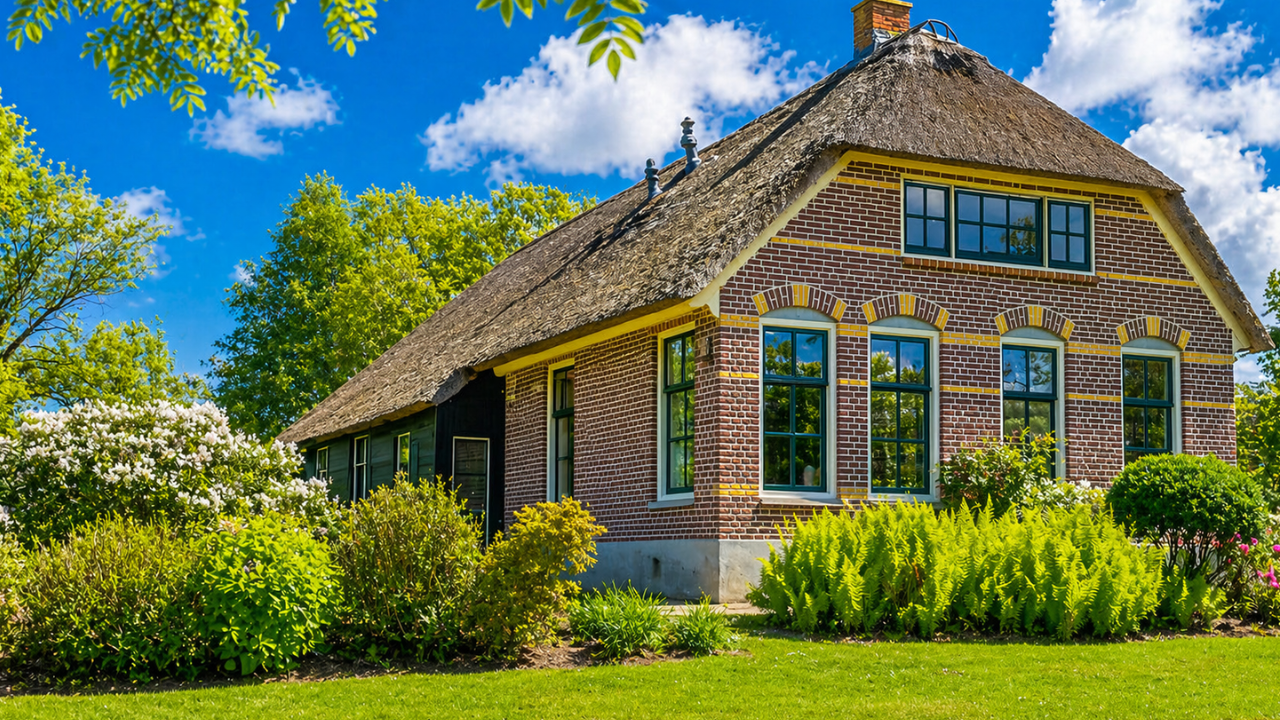 Walking through the fairytale village of Giethoorn (4K)