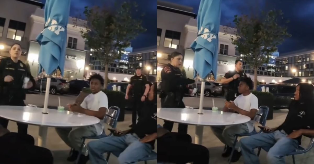 Black teens caught in shocking police encounter over alleged fight ...