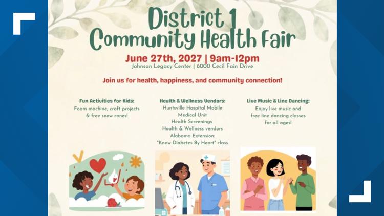 Free health fair coming to Huntsville this weekend