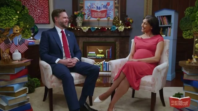 'Good to see you' JD Vance's awkward knee-tap for wife goes viral
