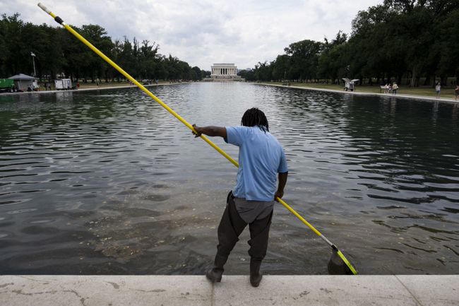Trump says 'permanent repair' of Reflecting Pool will begin around July 4th