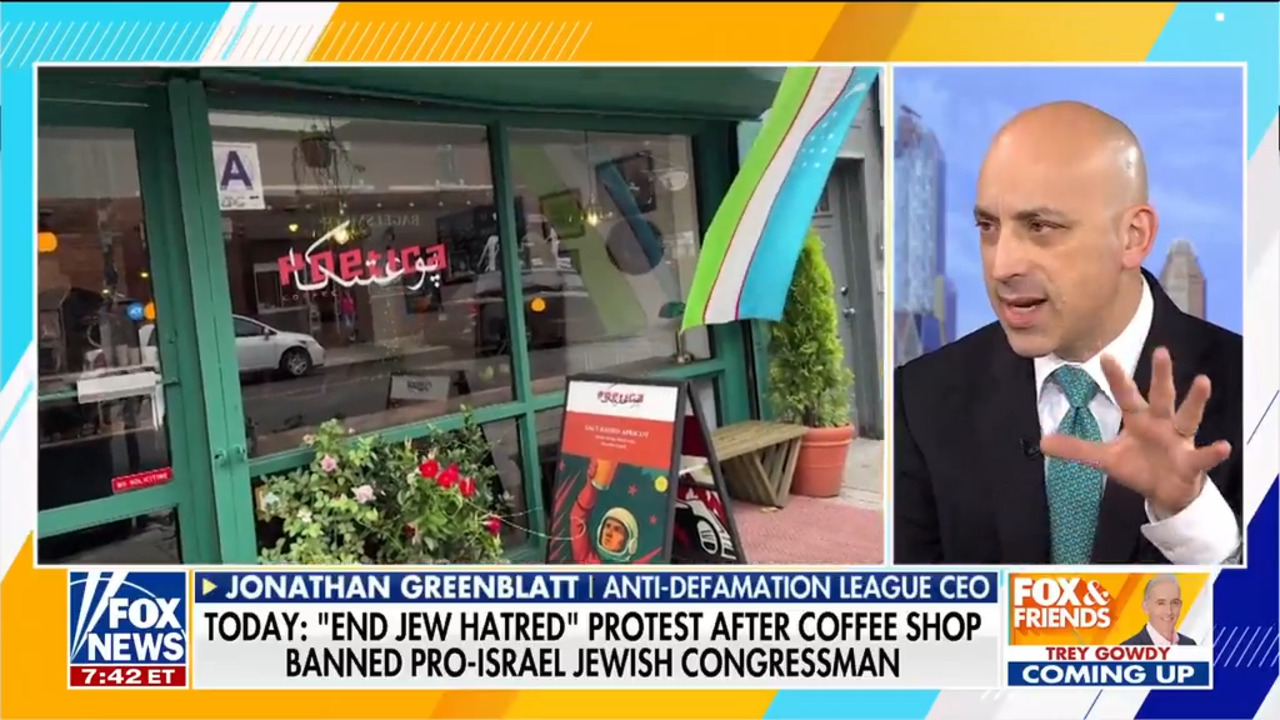 Outrage after Brooklyn coffee shop bans Jewish congressman