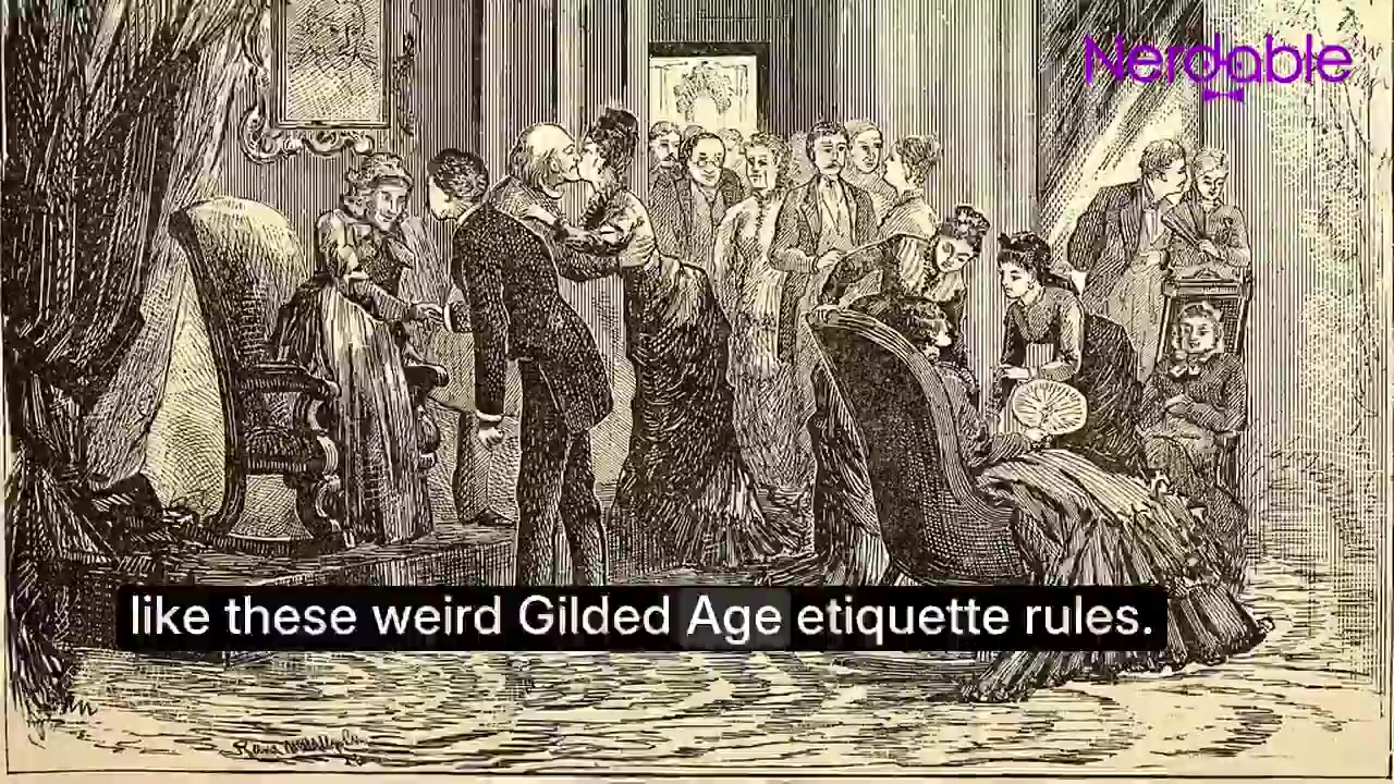 5 weird Gilded Age etiquette rules people actually followed