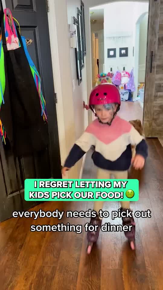 I regret letting my kids pick our food