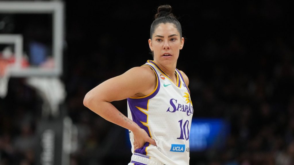 Sparks lose star guard Kelsey Plum for at least four weeks with lower ...