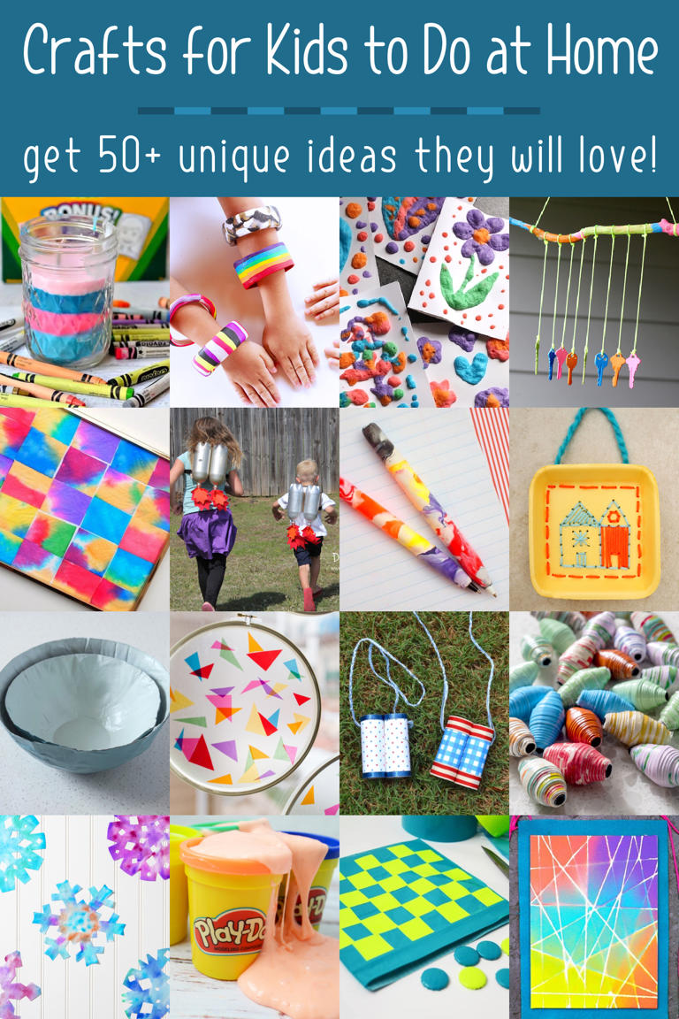 Crafts for kids at home: Fun ideas using supplies you have!