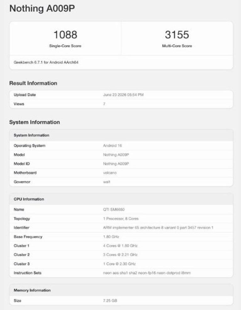 Nothing Phone 4b hits Geekbench: An early look at the new budget series