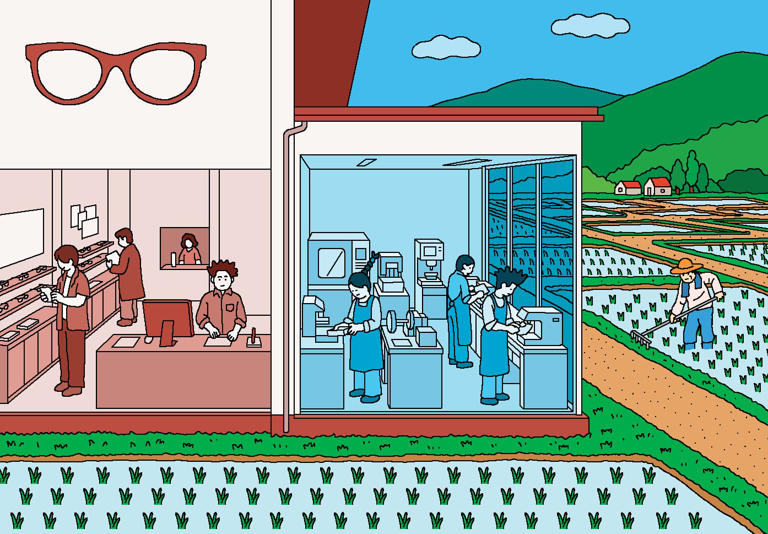Japan's youth-filled rural eyeglass factory secret