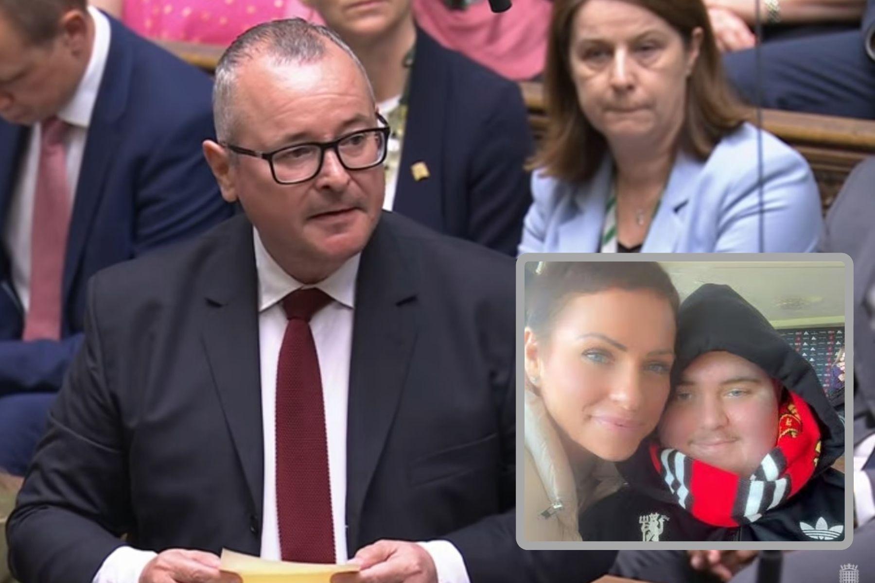 Corby MP raises plight of 14-year-old Max Hall at PMQs as he urges ...