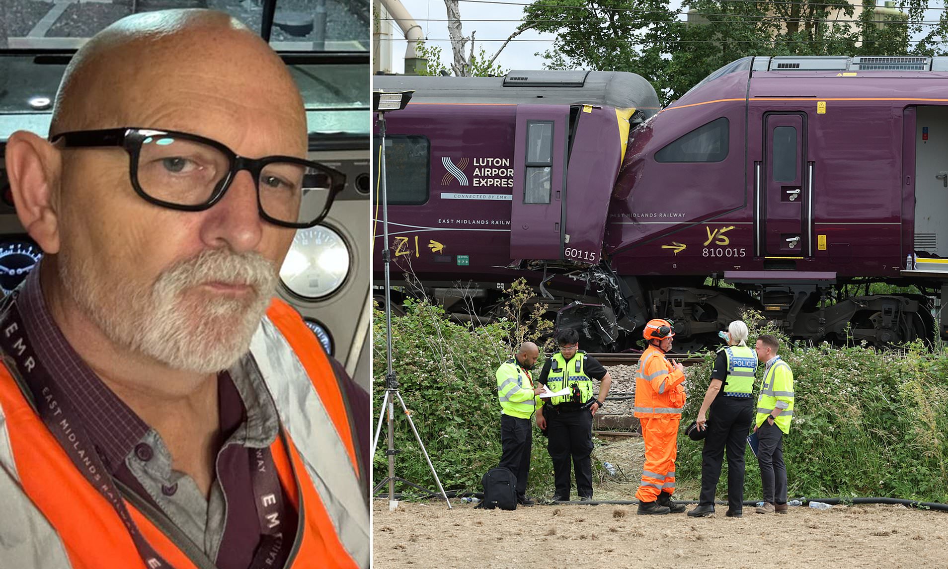 Train driver in Bedford crash passed red signal moments before ...