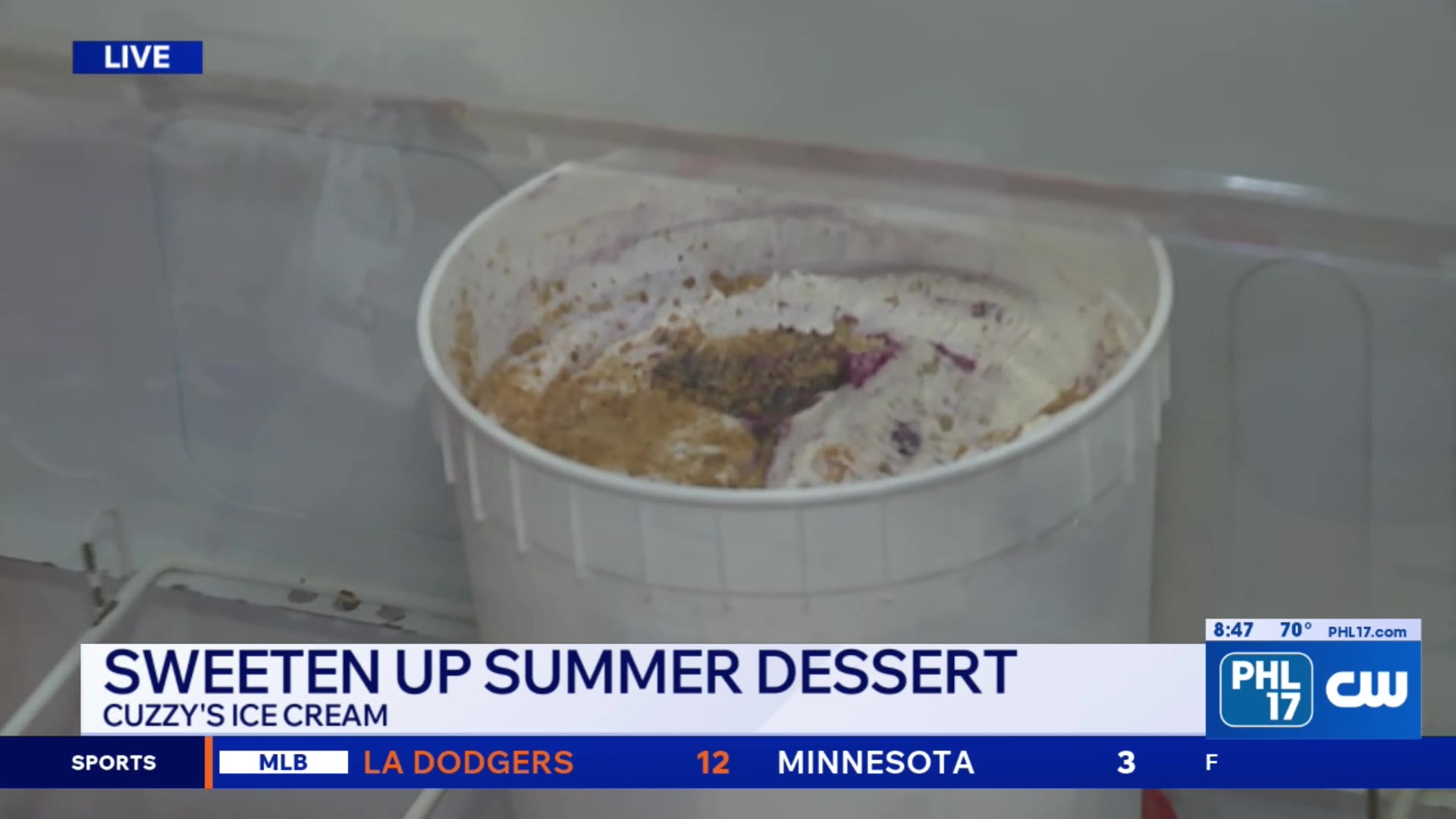 Cuzzy's ice cream in Queen Village | PHL17 Morning News