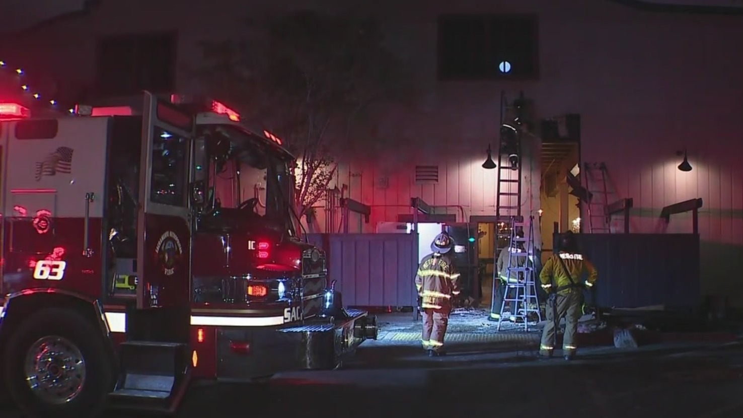 Firefighters contain small fire at historic Nimbus Winery building