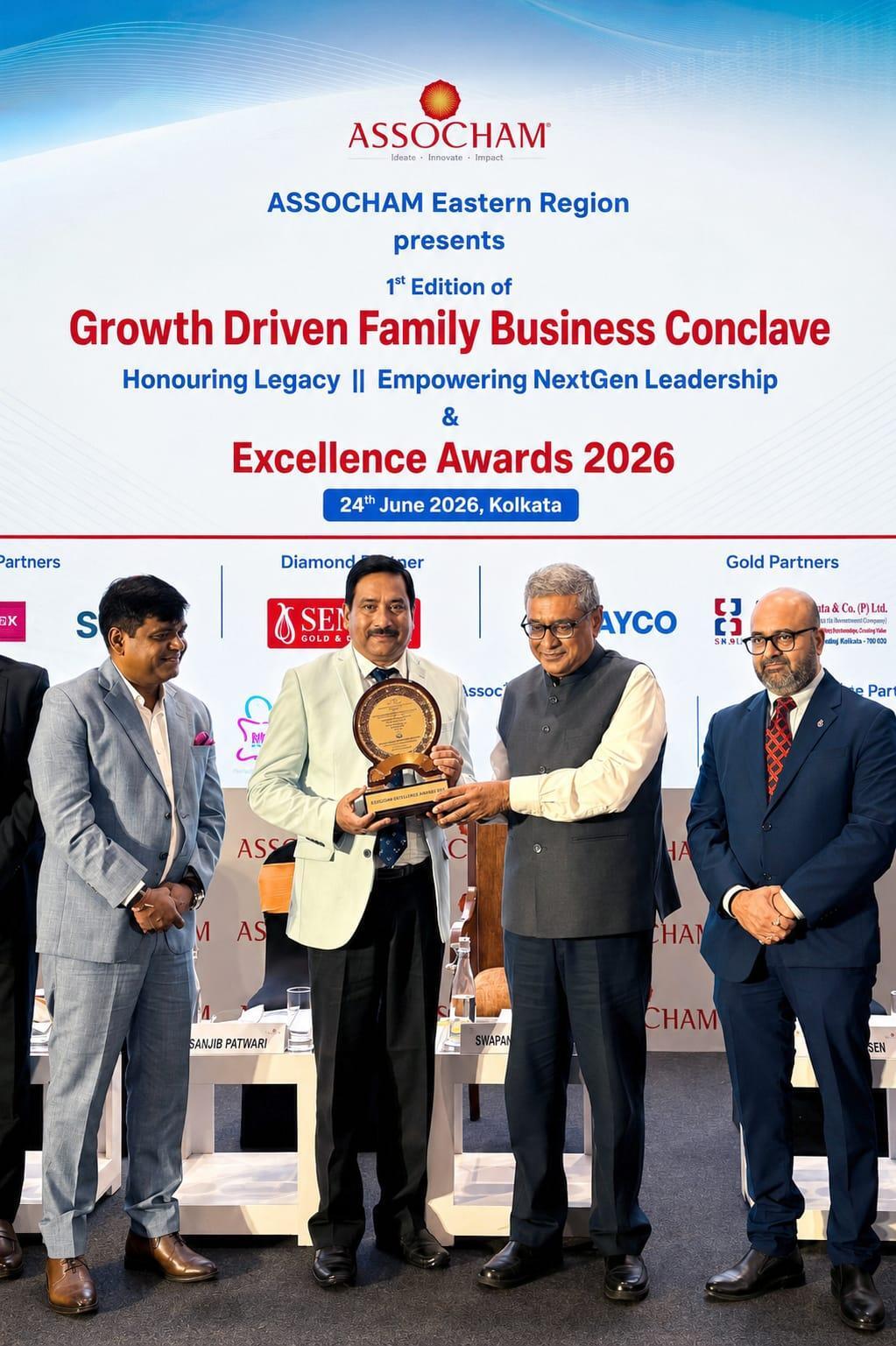 Assam veteran tea planter Bidyananda Barkakoty receives ASSOCHAM Legacy ...