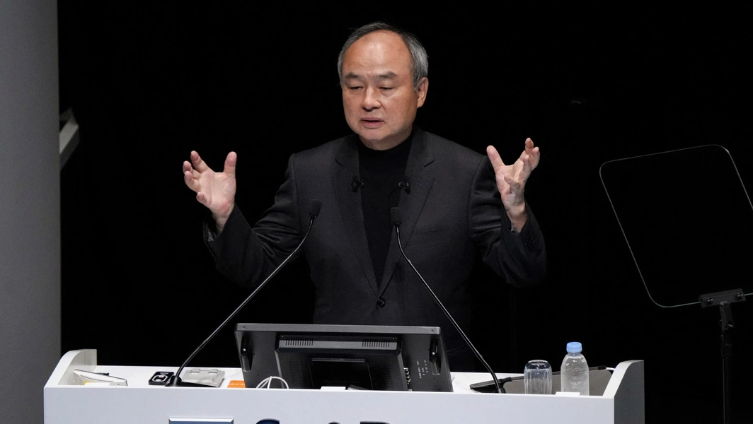 Masayoshi Son rejects AI bubble fears, unveils robot factory