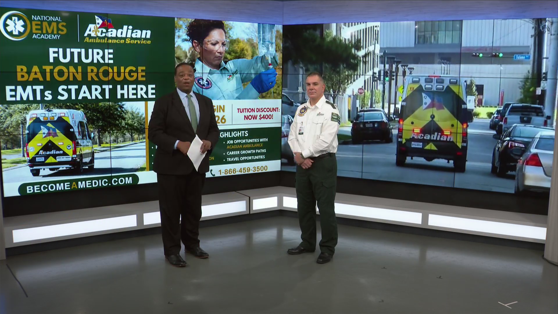 Acadian offering discount for EMT training class