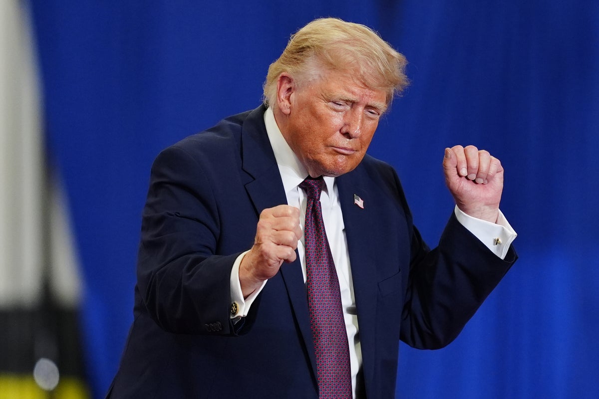 Trump tries to bend reality to his will in all-caps polling rant
