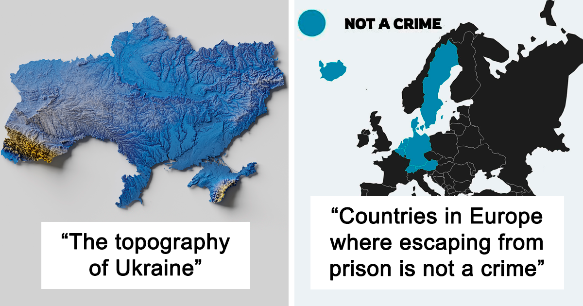 35 maps that offer a completely unconventional look at the world