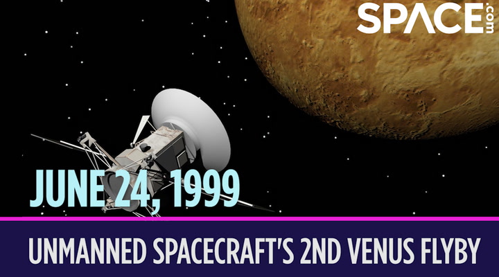 OTD in space - June 24: Unmanned spacecraft’s 2nd Venus flyby