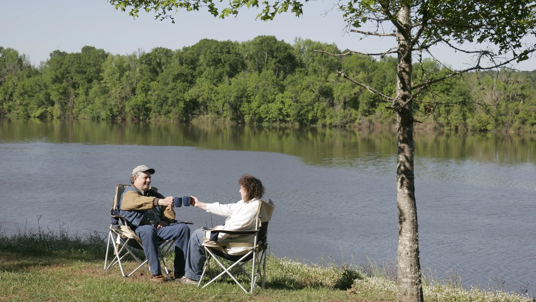 Tranquil lakes and parks across Oklahoma