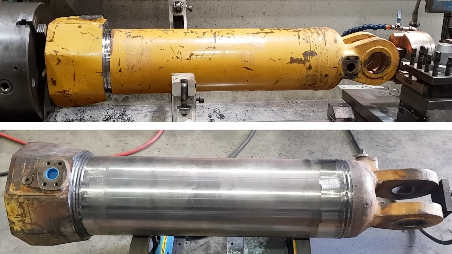 Cylinder barrel build