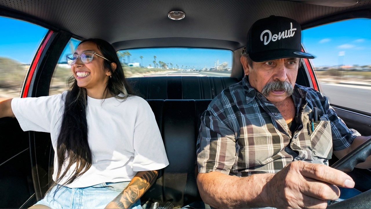 She secretly restored her dad's car - and he couldn't believe his eyes