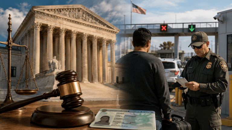 Supreme Court affirms border authority over returning green card ...