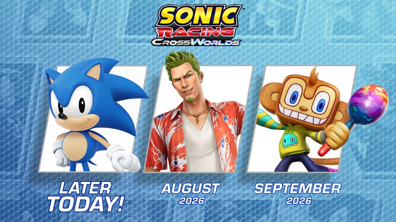 Sonic Racing: CrossWorlds will add Classic Sonic, Crazy Taxi's Axel for ...