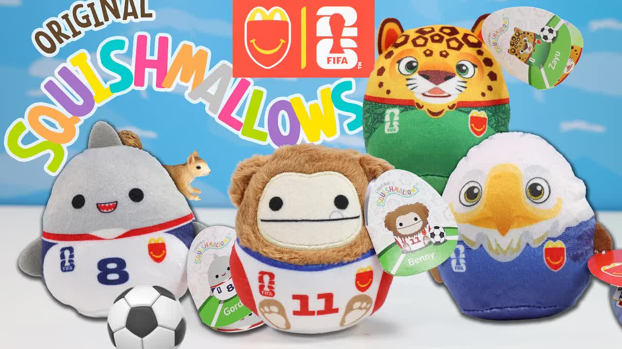 McDonald’s World Cup Squishmallows Happy Meal full set reveal