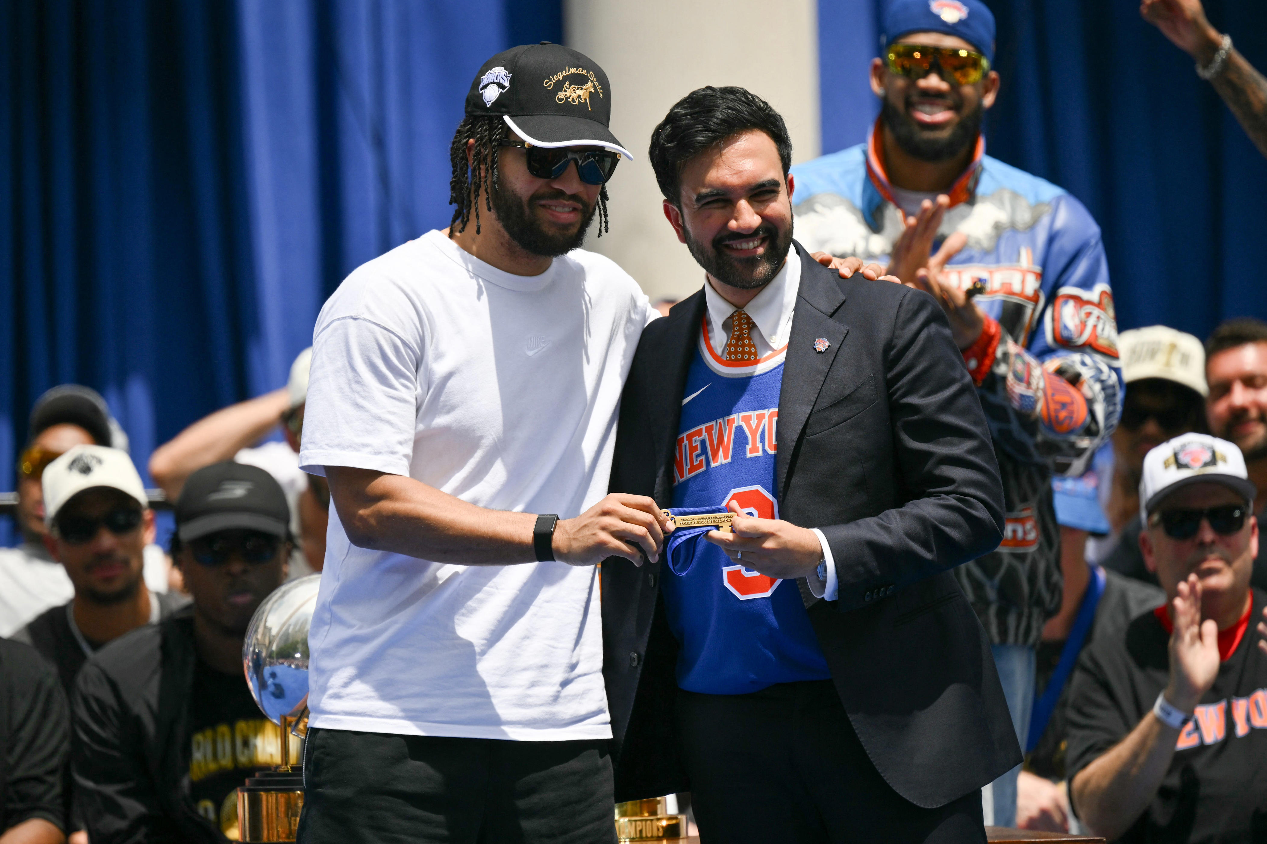 Zohran Mamdani drops mic with perfect Jalen Brunson clip after NYC ...