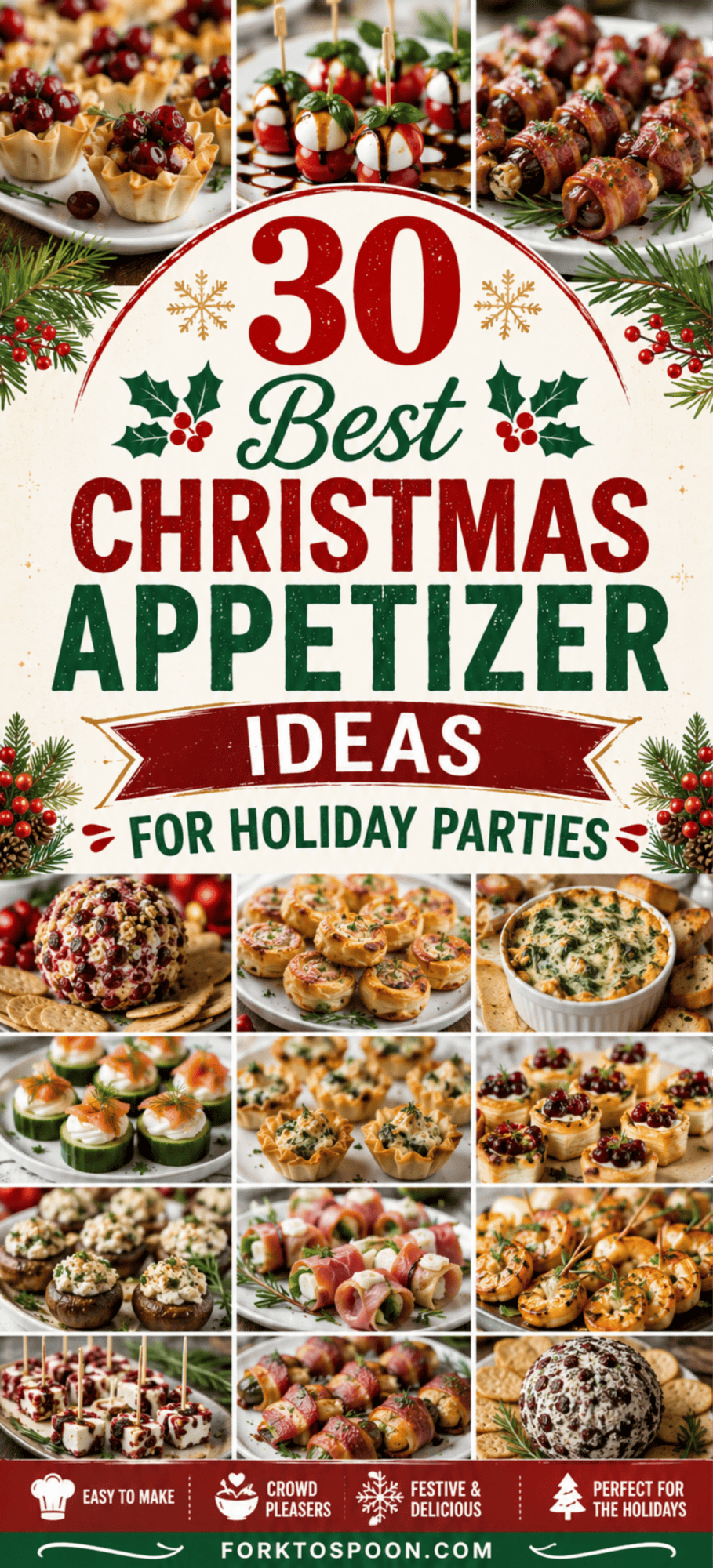 30 best Christmas appetizer ideas for holiday parties