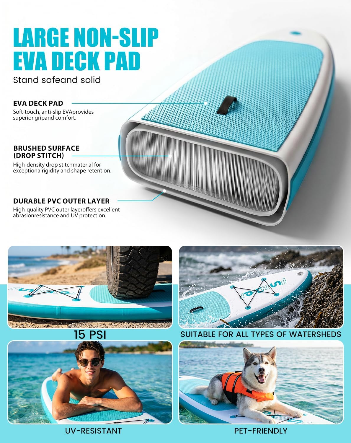 This inflatable paddleboard just dropped to under $130 for Prime Day