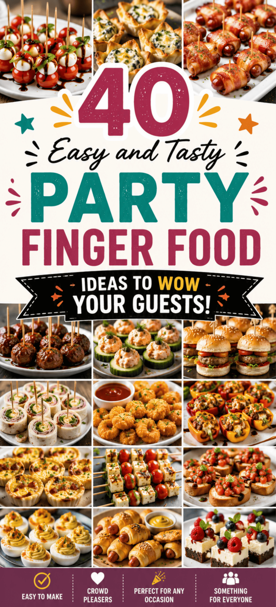 40 easy and tasty party finger food ideas to wow your guests