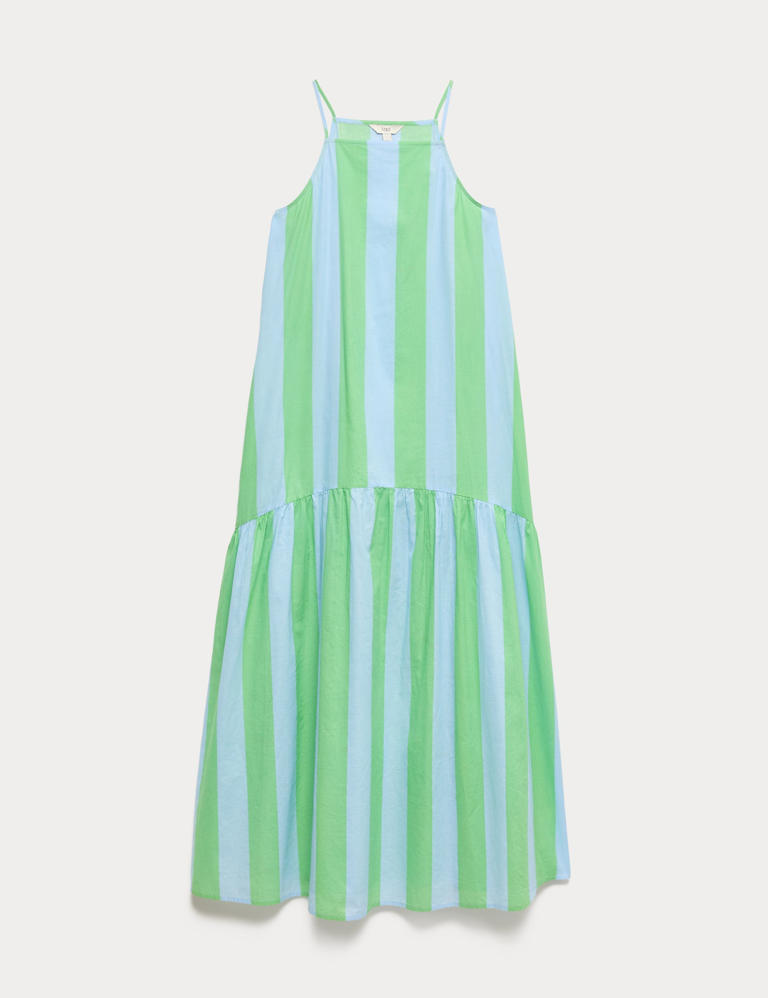 A beach dress isn't just for summer holidays – M&S' striped midi design ...