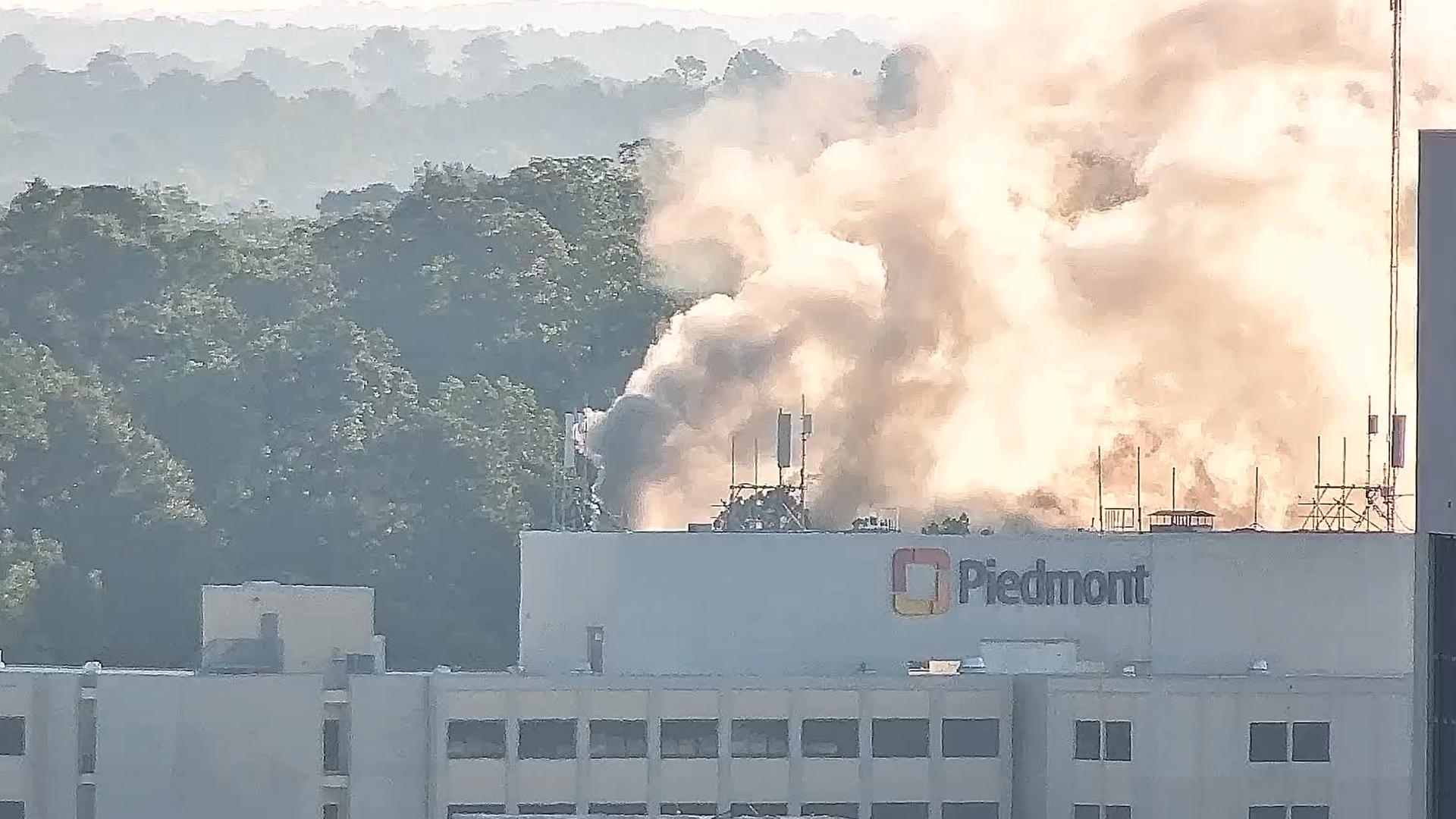 A time-lapse of the Bibb County fire that sent a plume of smoke into ...