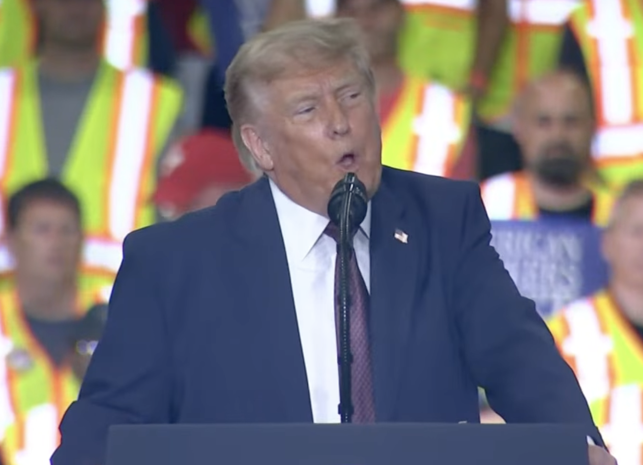 Trump flouts Constitution in Pennsylvania speech, saying he'd 'like to ...
