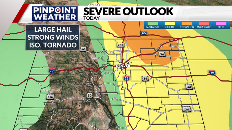 Denver weather: Pinpoint Weather Alert Day with PM severe storms