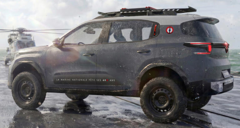 Citroën C3 Aircross Marine nationale : un show car surélevé en tenue de ...