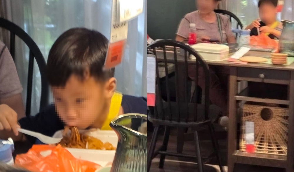It's just a kid! Grandma's response after grandson eats at Singapore ...