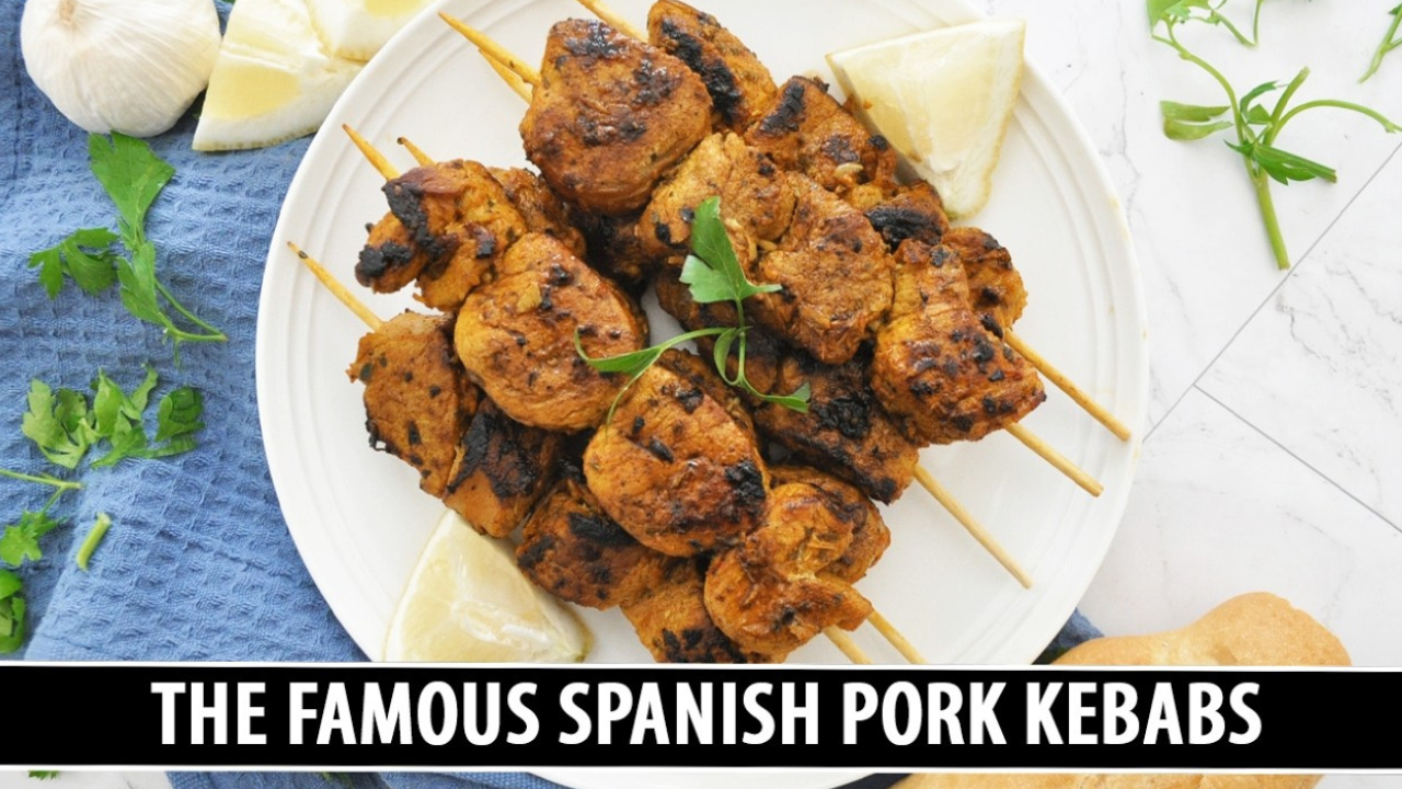 Andalusian pork kebabs recipe: Traditional pinchos morunos made at home
